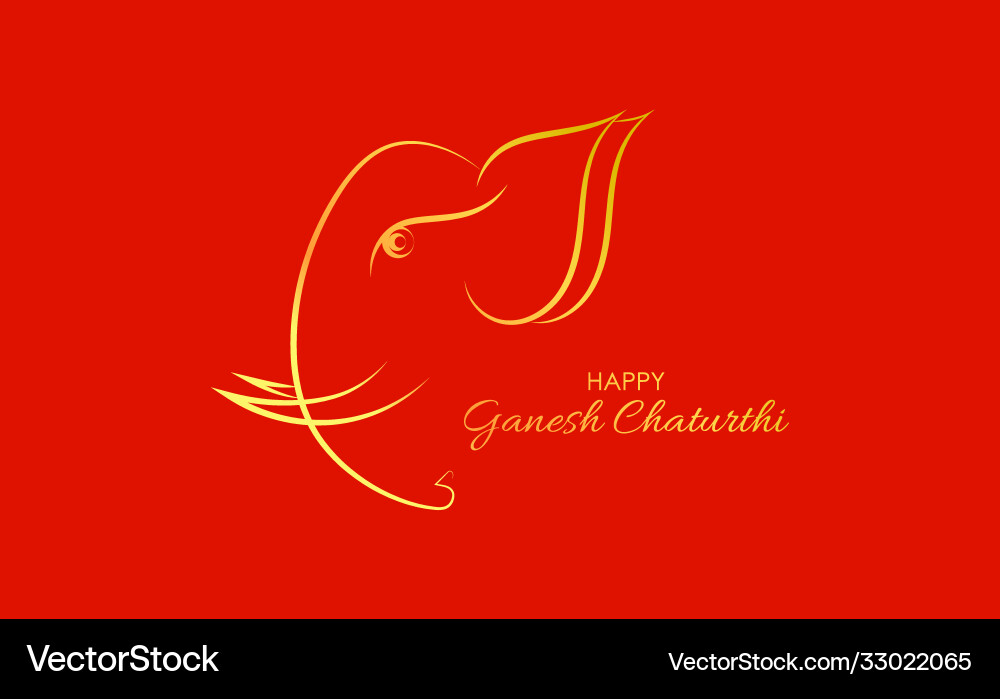 Lord ganpati abstract background for ganesh Vector Image