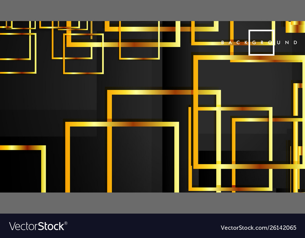 Modern abstract squares backgrounds with a black Vector Image