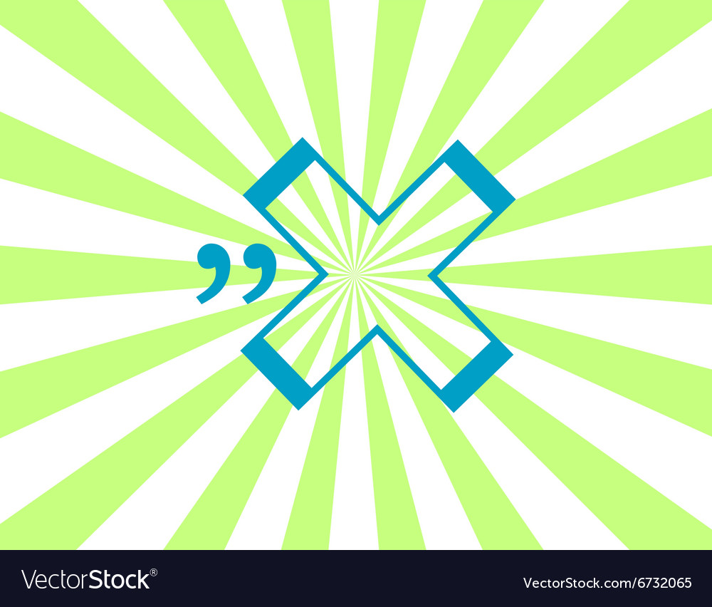 Quote text bubble commas note message Royalty Free Vector