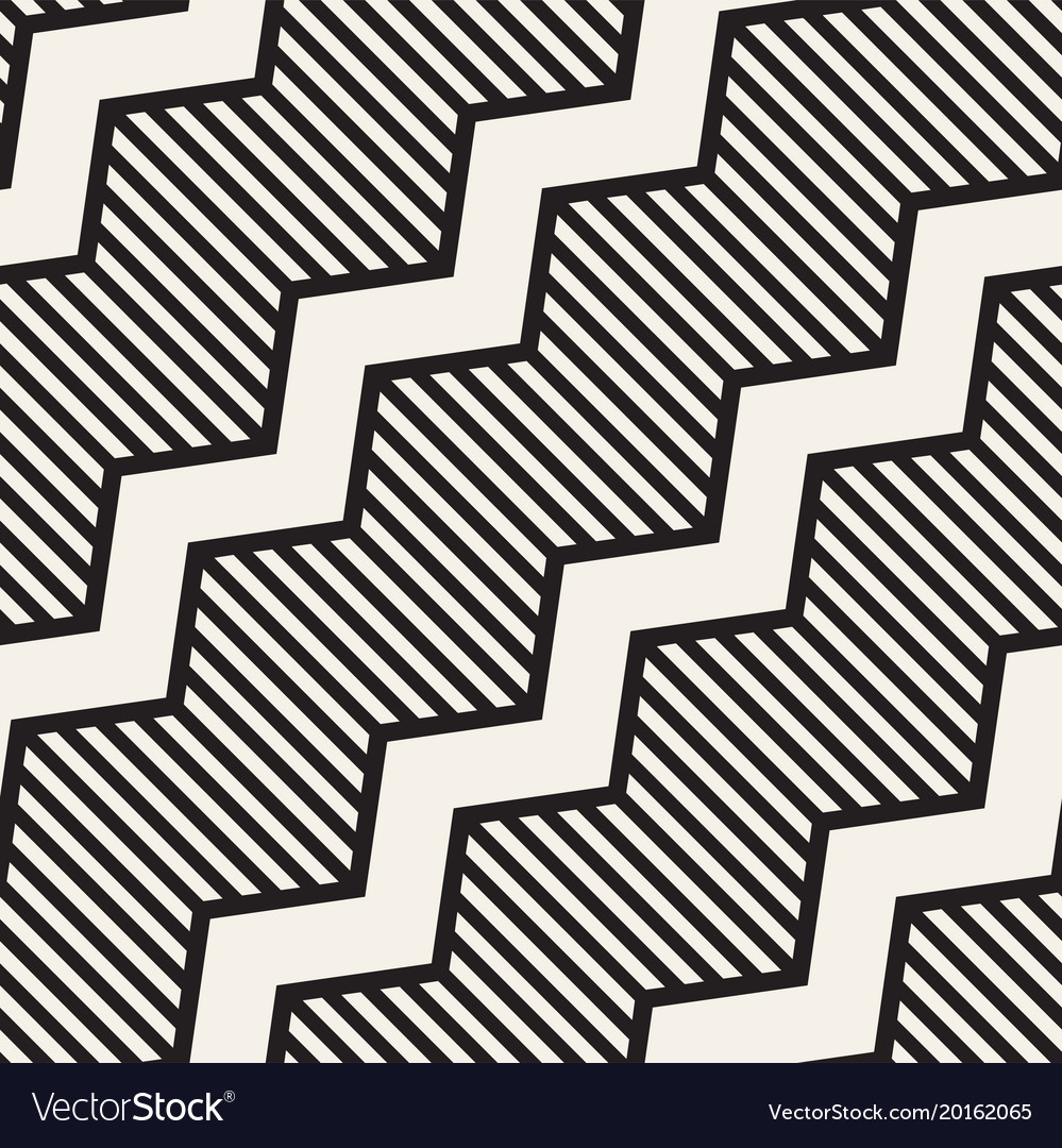 Seamless zigzag line pattern abstract Royalty Free Vector