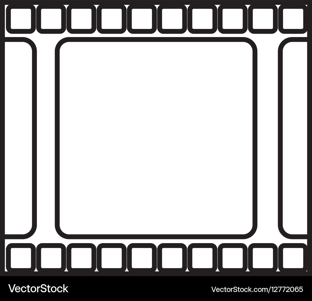 Tape film isolated icon Royalty Free Vector Image