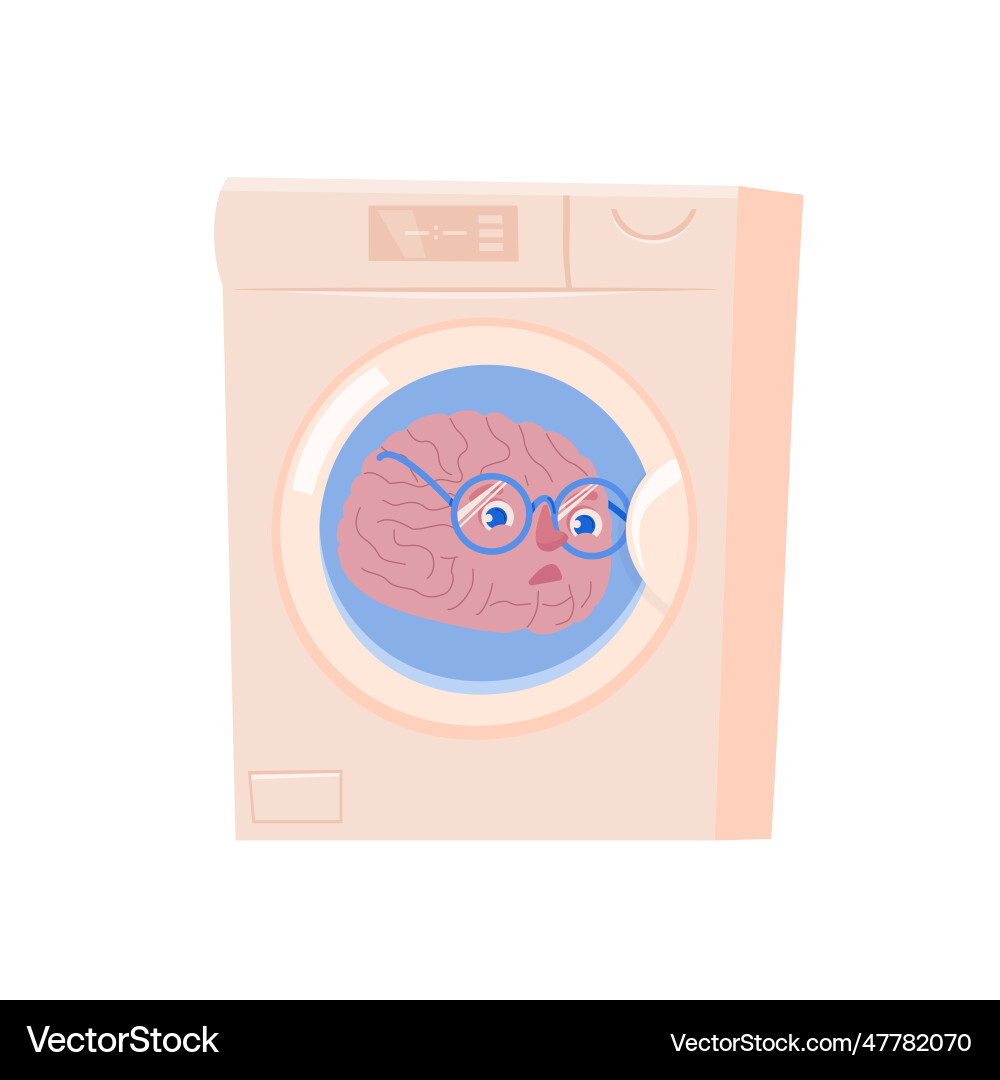 Brain washing icon pictogram editable Royalty Free Vector