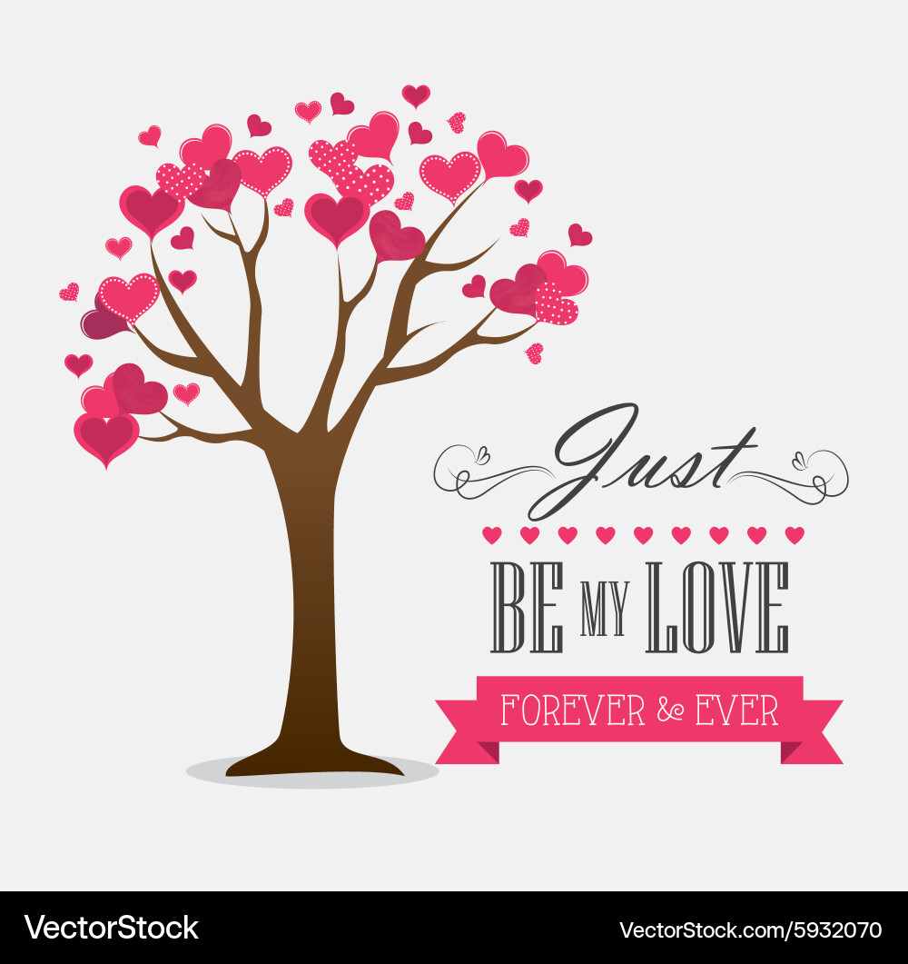 Love card design with red details Royalty Free Vector Image