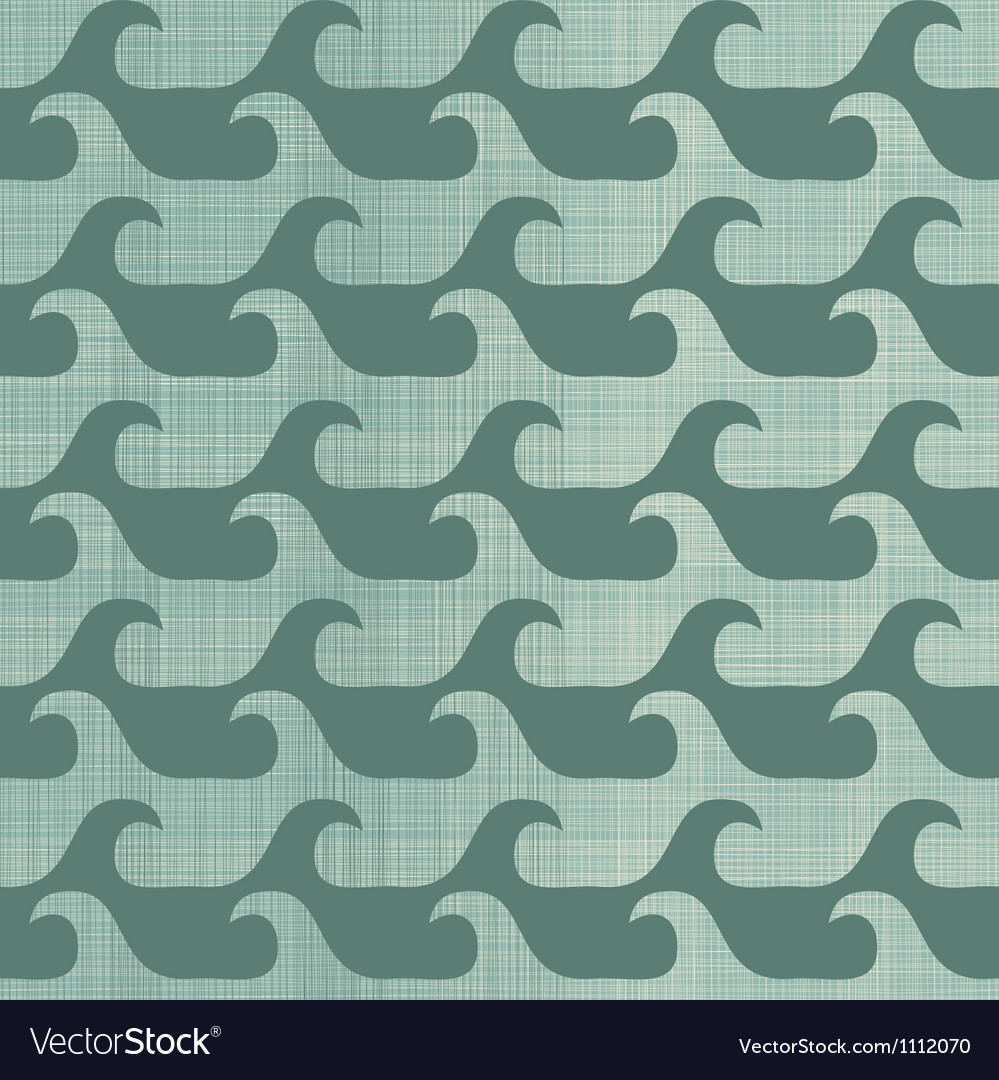 Repeating wave pattern background Royalty Free Vector Image
