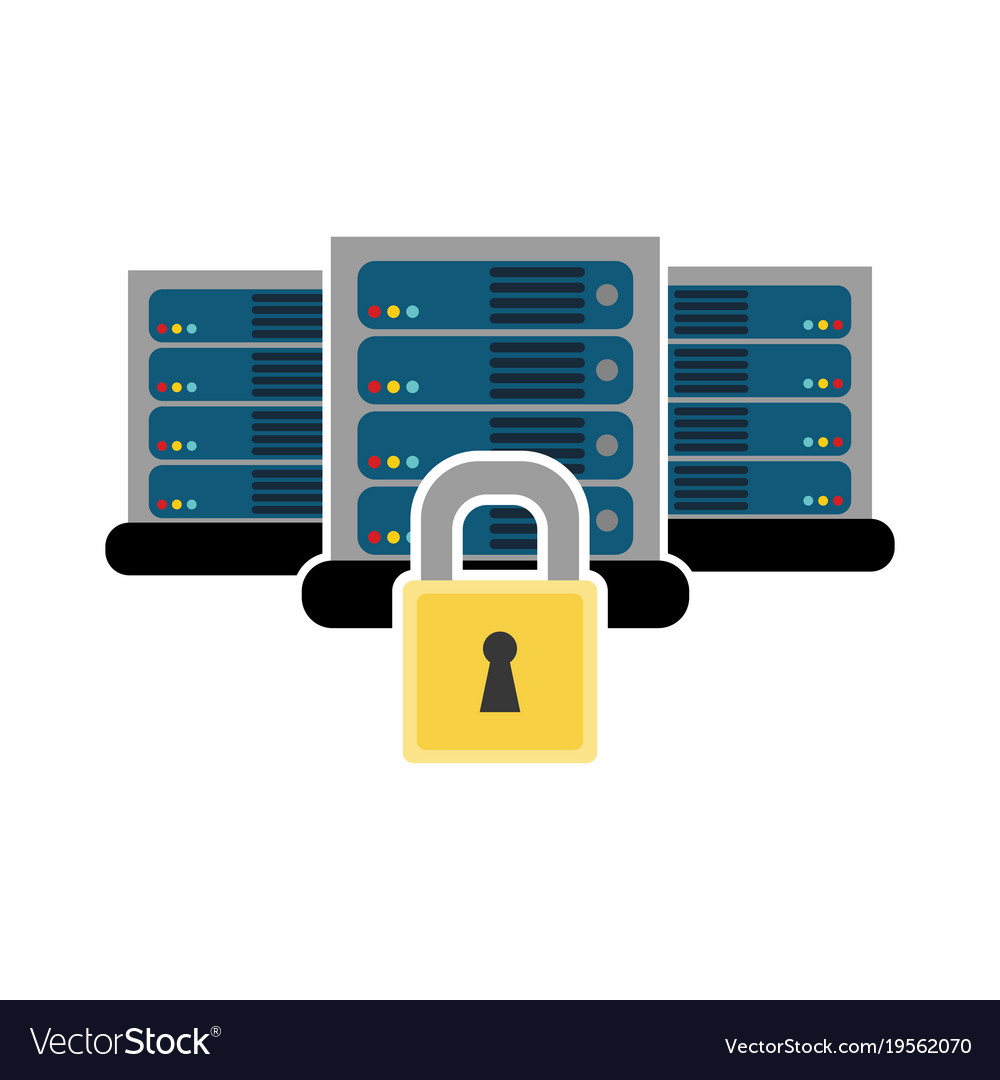 Web hosting design Royalty Free Vector Image - VectorStock