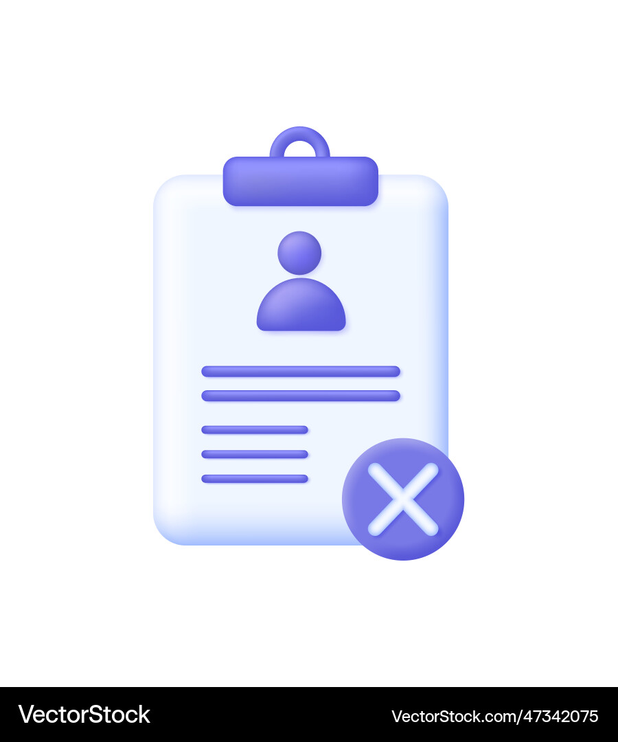 3d medical blank and cross mark Royalty Free Vector Image
