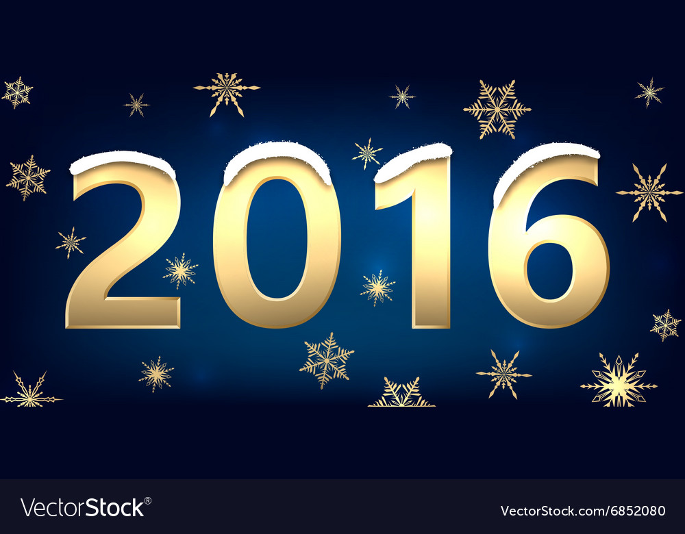 2016 new year background Royalty Free Vector Image