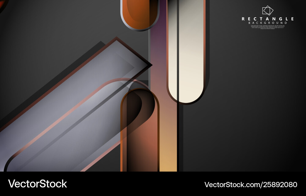 Abstract background round rectangle in brick Vector Image