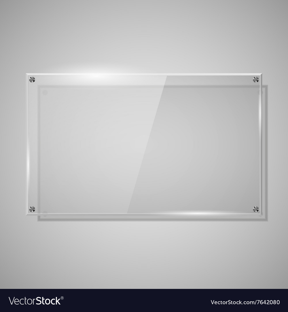 Glass framework Royalty Free Vector Image - VectorStock