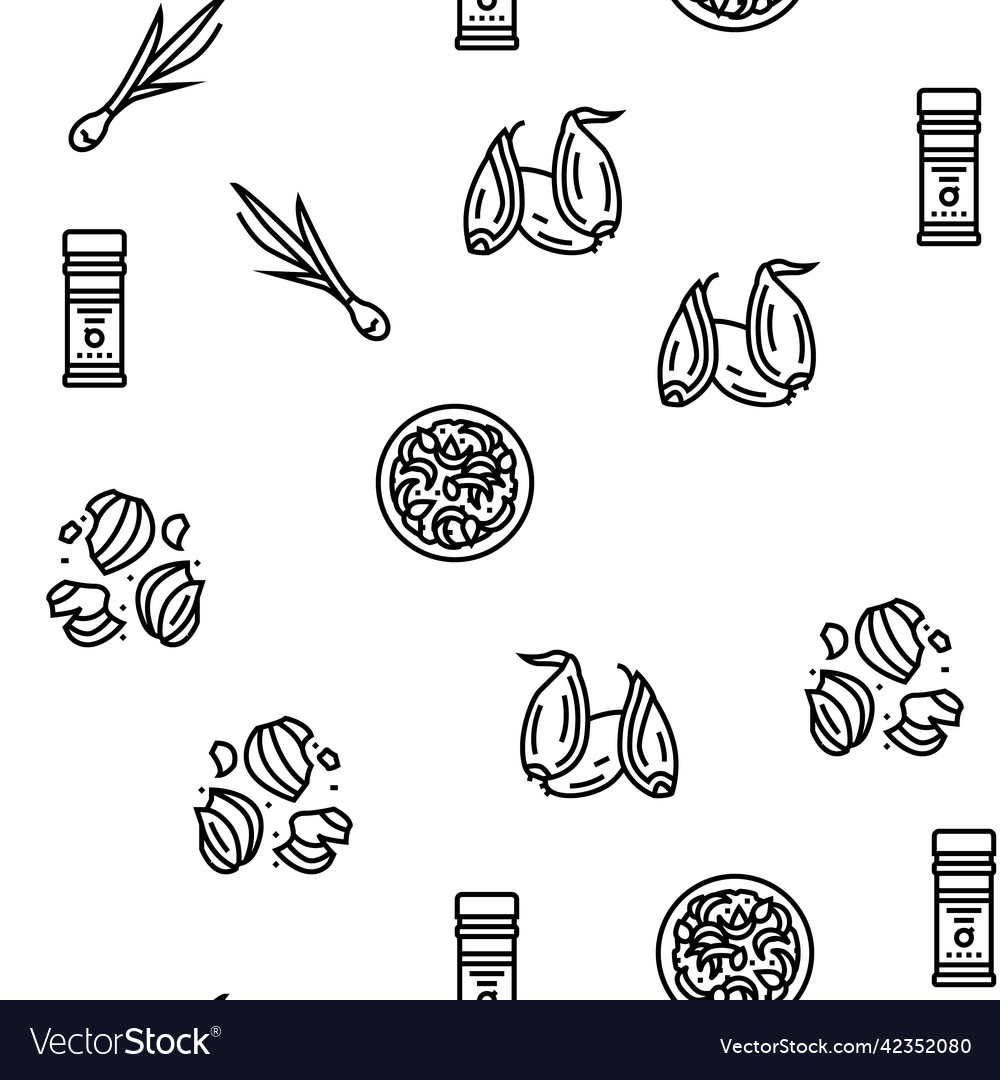 Onion fresh vitamin vegetable seamless Royalty Free Vector Onion fresh vitamin vegetable seamless Royalty Free Vector