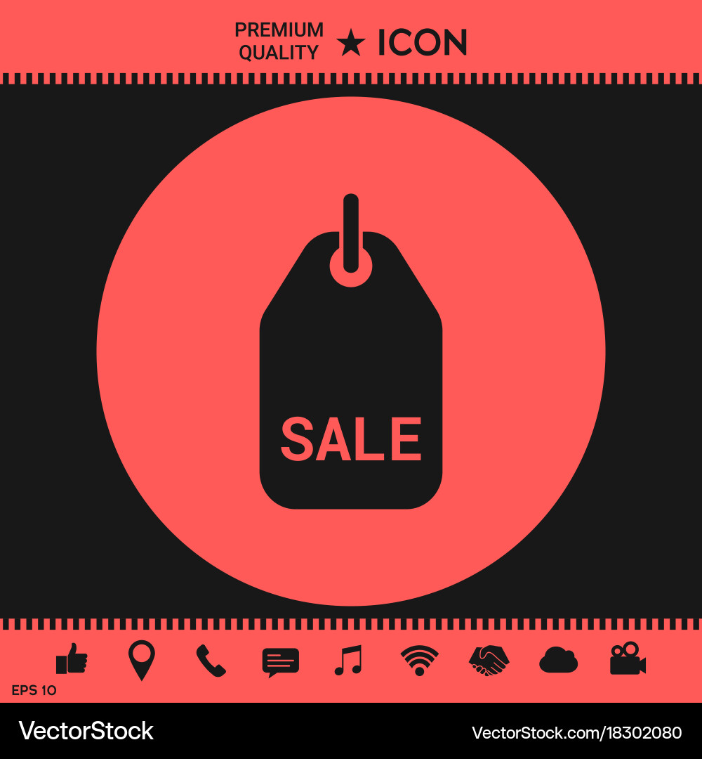 Sale tag Royalty Free Vector Image - VectorStock