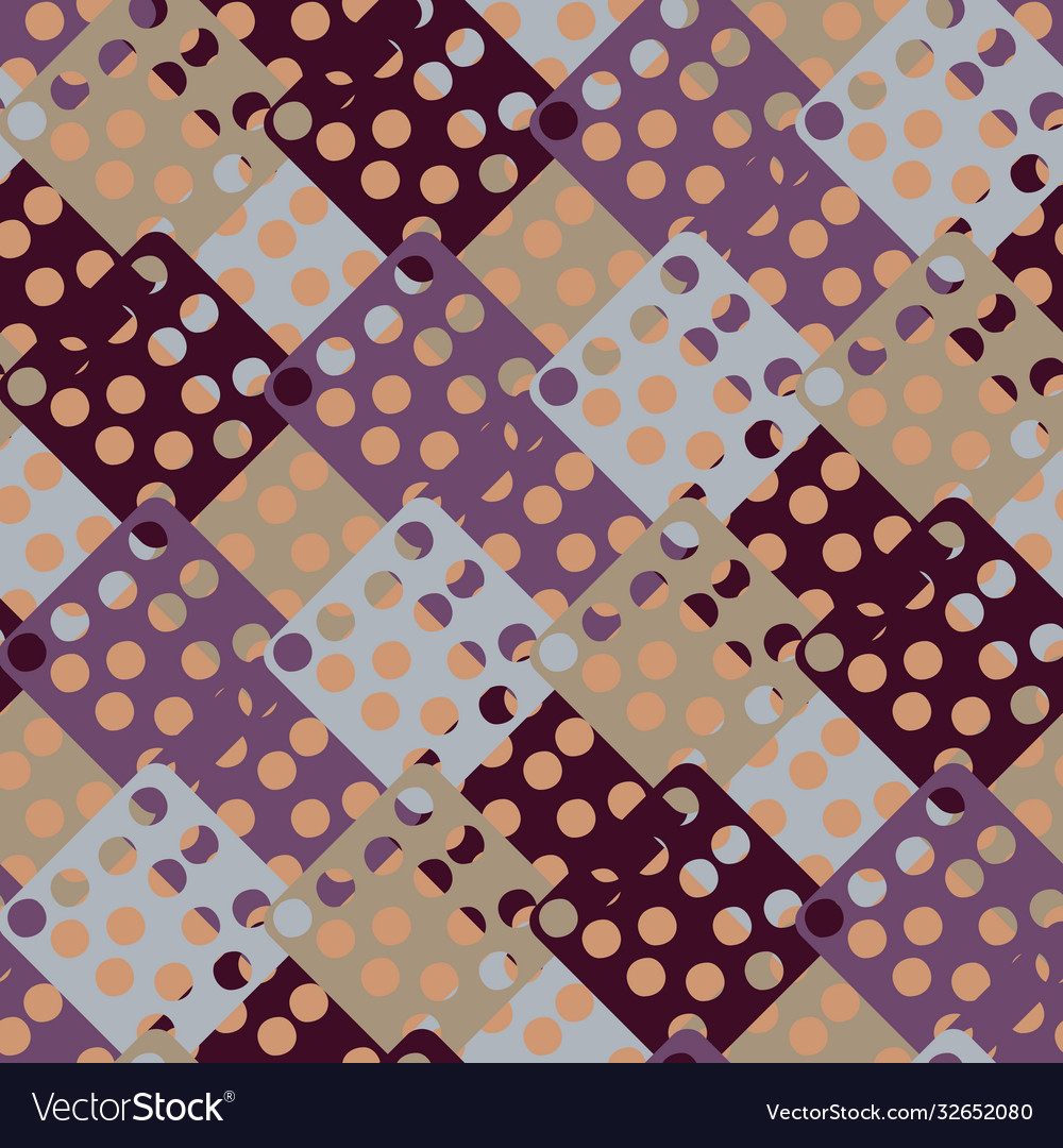 Seamless pattern with square shapes Royalty Free Vector