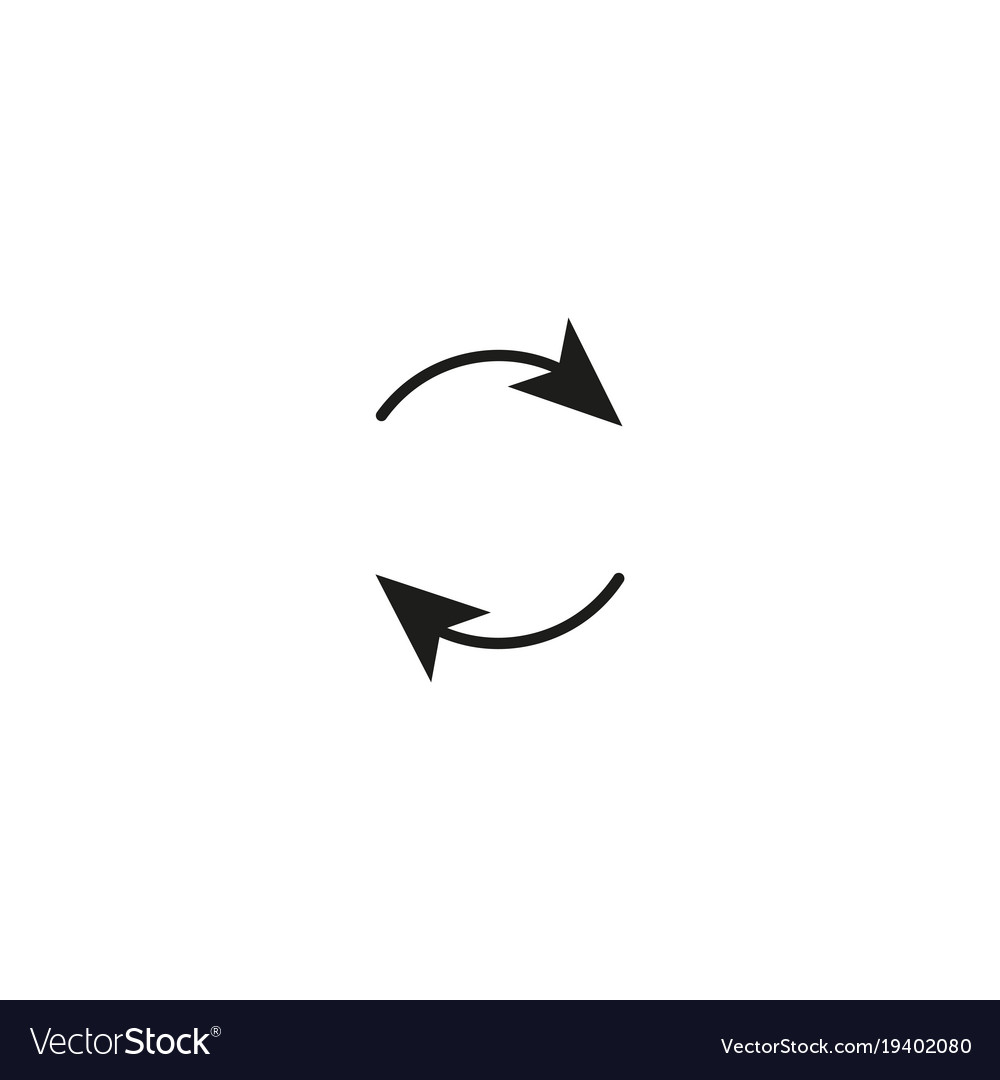 Sync icon Royalty Free Vector Image - VectorStock