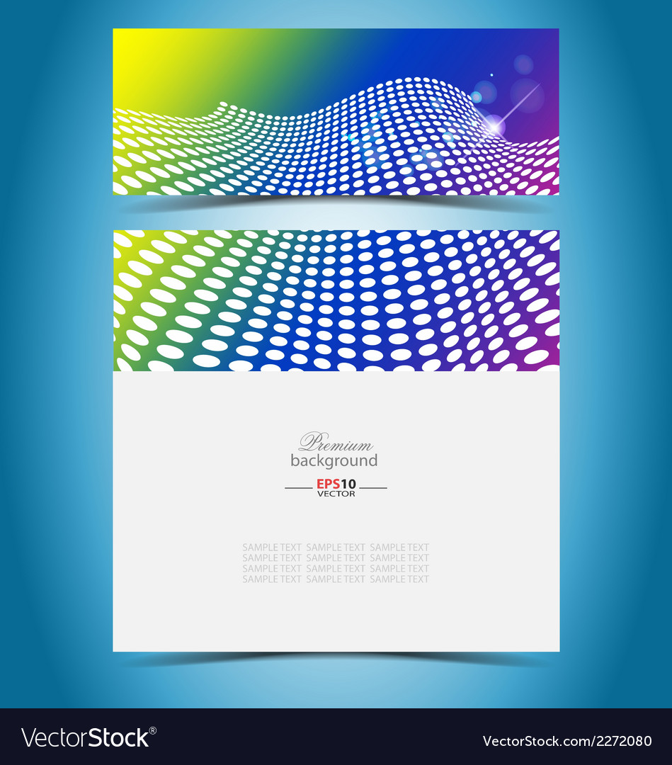 Virtual presentation gallery Royalty Free Vector Image