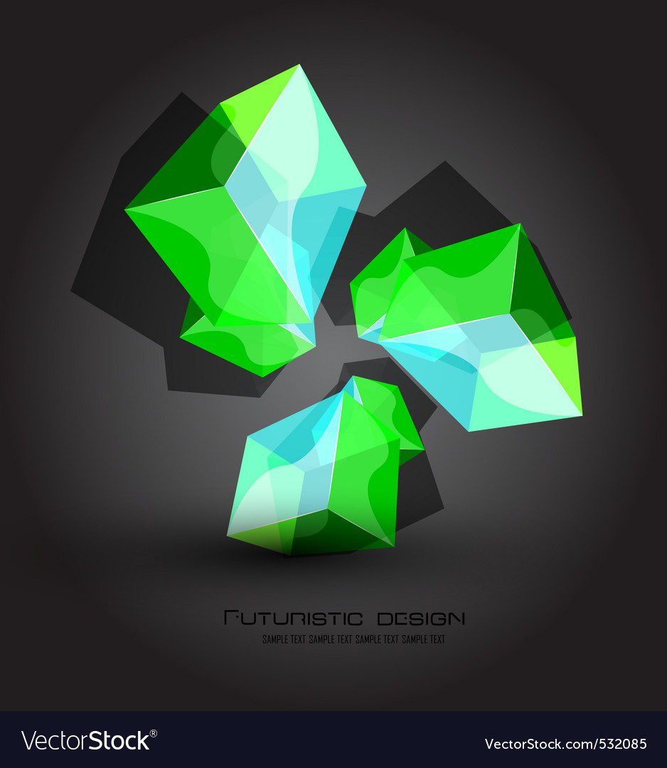3d cubes Royalty Free Vector Image - VectorStock