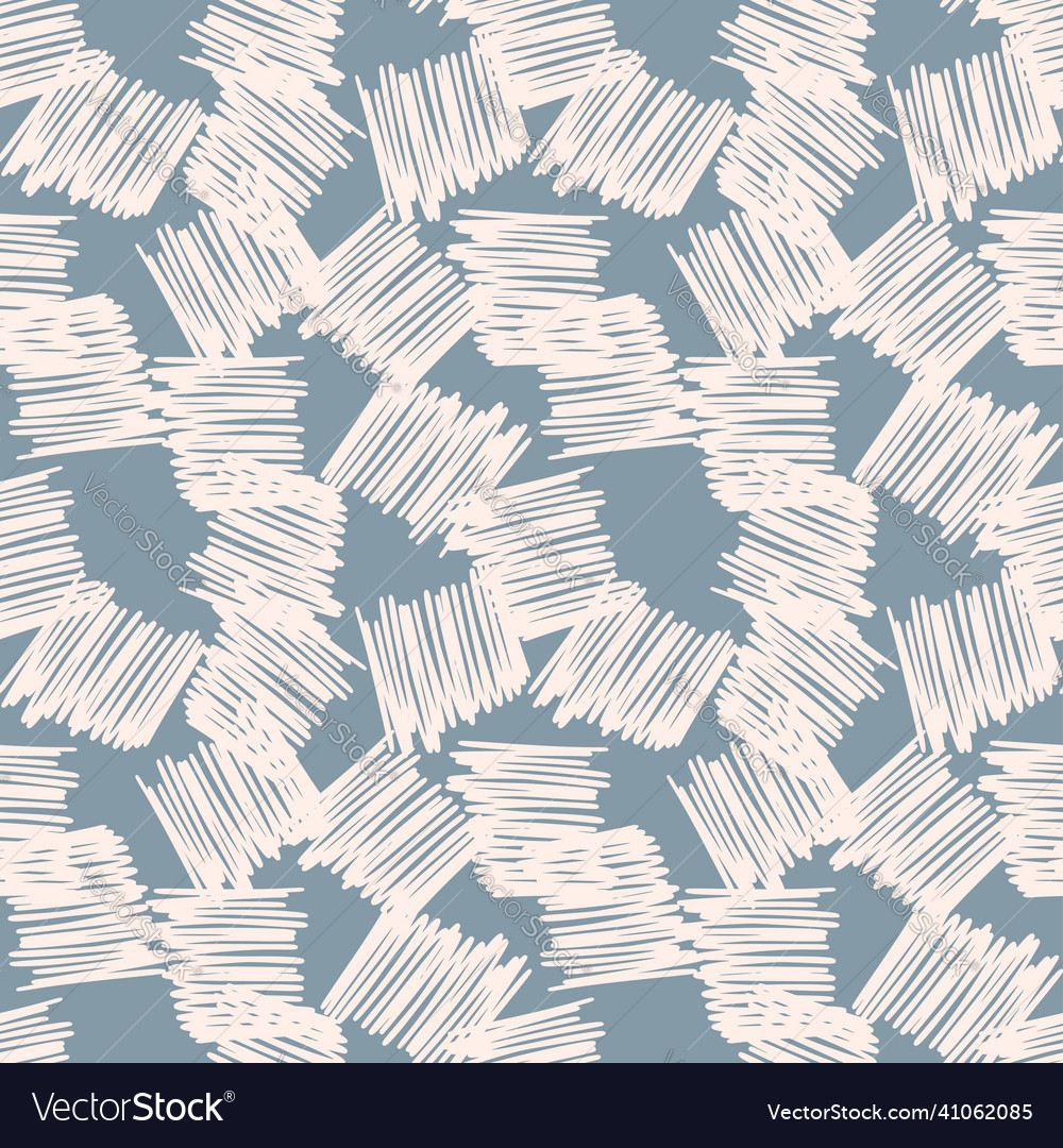 Hand drawn scribbles seamless pattern abstract Vector Image