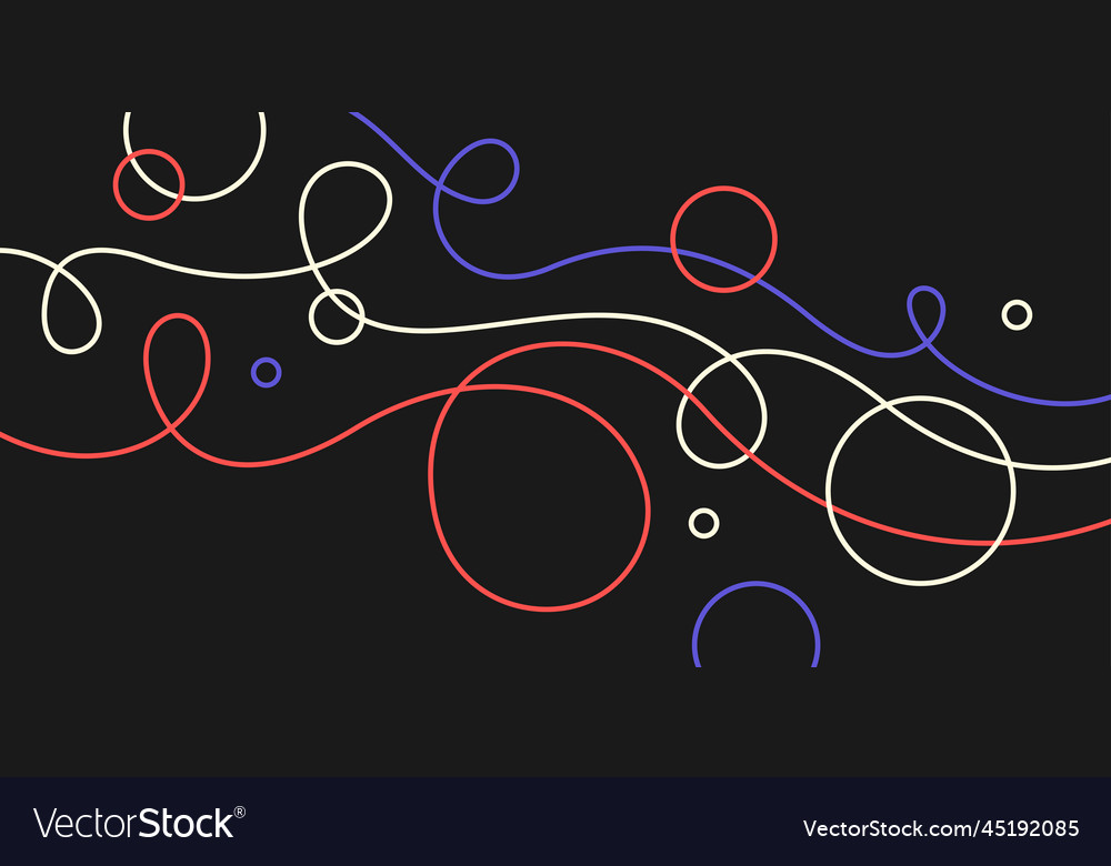 Modern backgrounds with abstract elements Vector Image