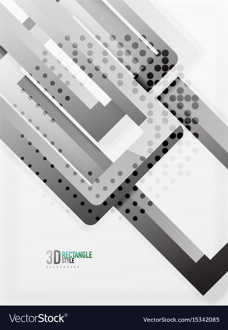 Rectangle tube elements background Royalty Free Vector Image