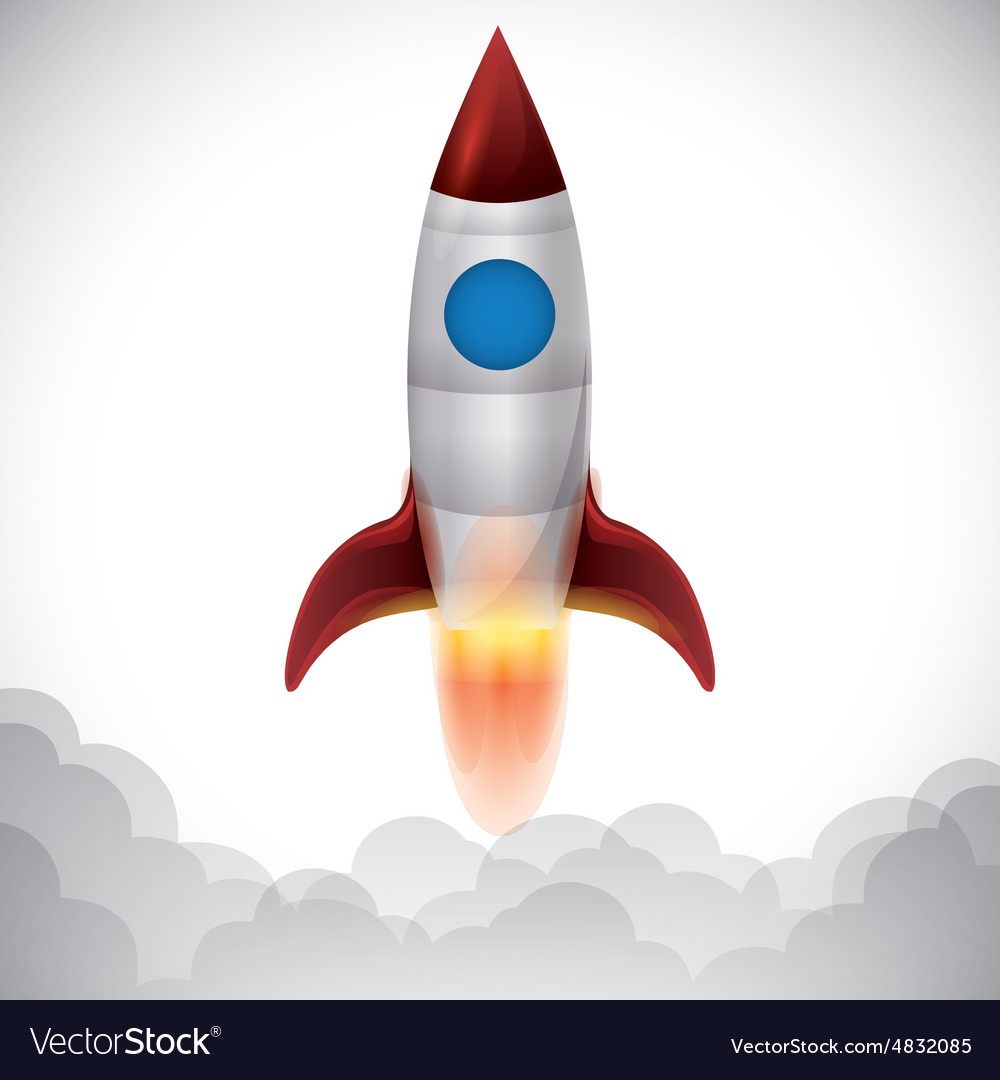 Rocket design Royalty Free Vector Image - VectorStock