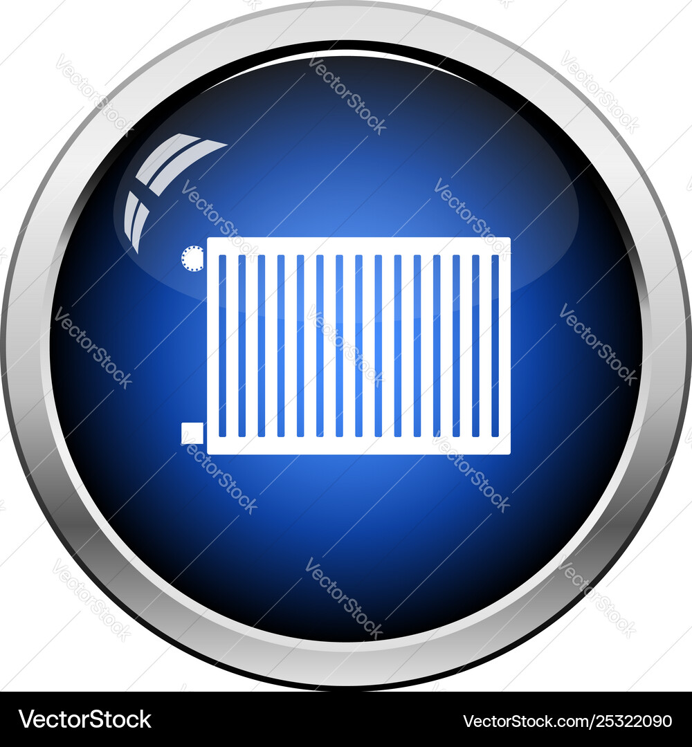 Icon of radiator Royalty Free Vector Image - VectorStock