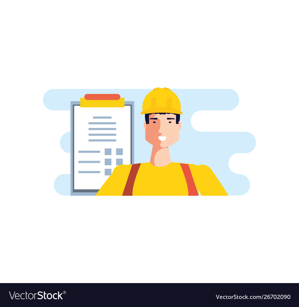 Isolated avatar professional worker design Vector Image