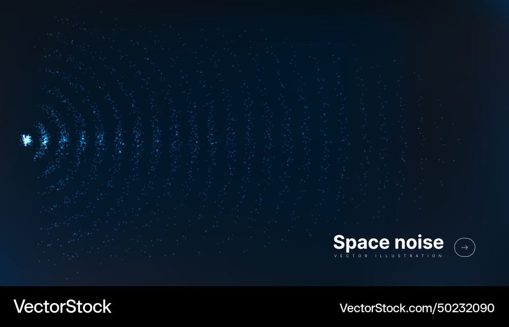 Space noise poster Royalty Free Vector Image - VectorStock
