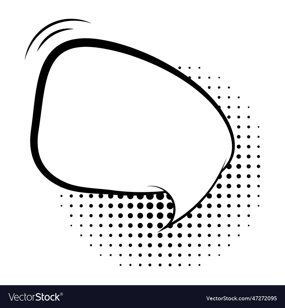 Cartoon comic bubble isolated comic expression Vector Image