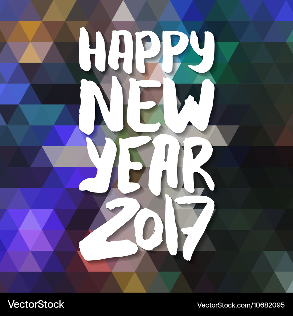 Decorative greeting card with handdrawn lettering Vector Image