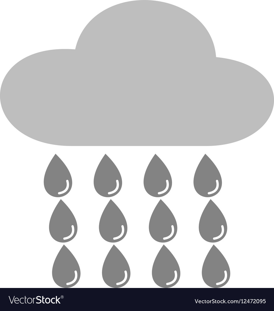 Raining Royalty Free Vector Image - VectorStock