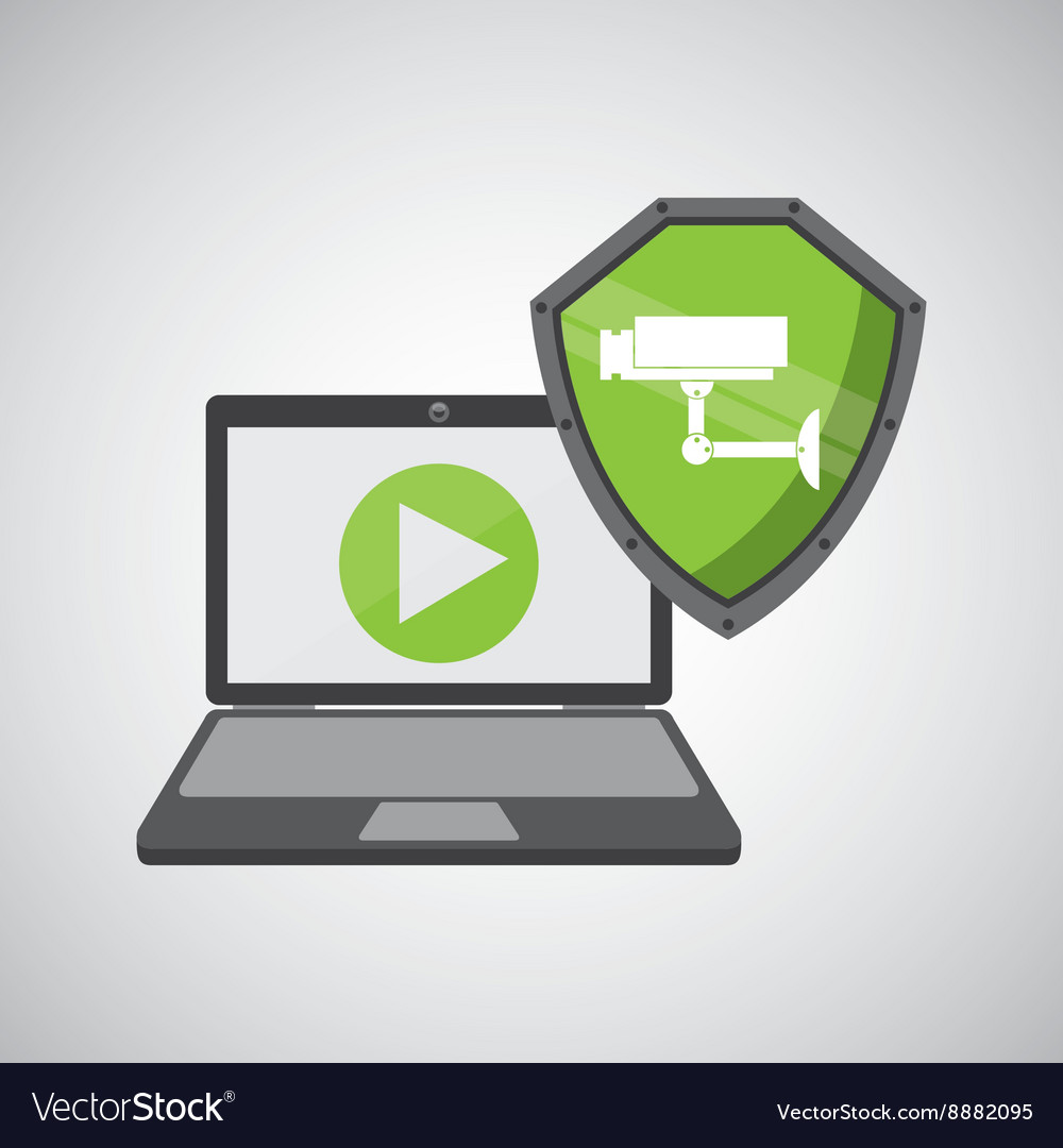 Security system design Royalty Free Vector Image