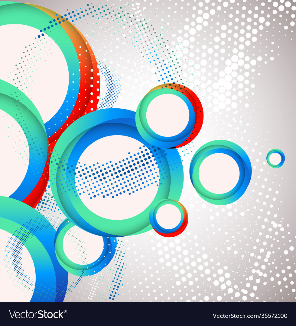 Abstract circle background Royalty Free Vector Image