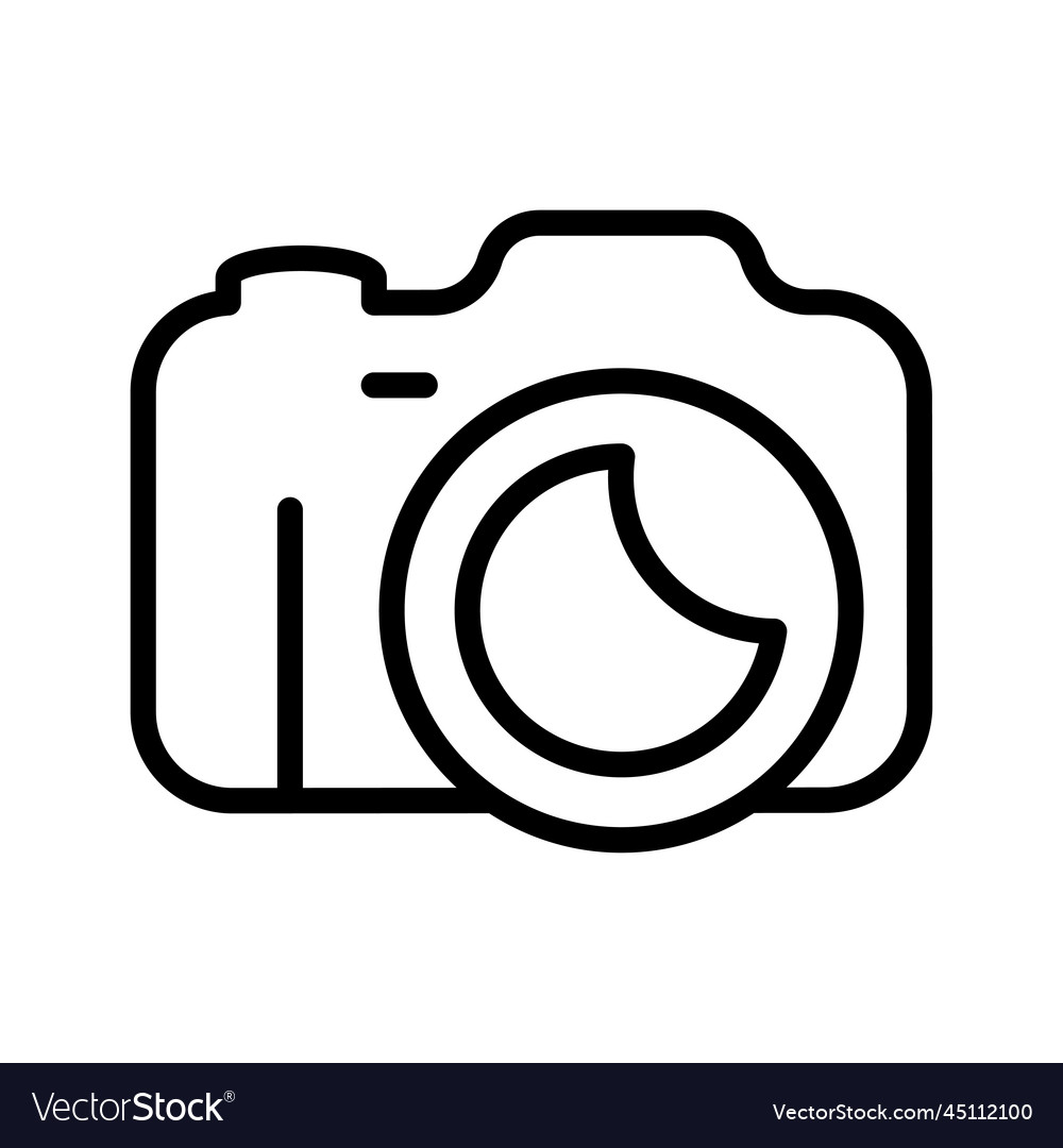 Dslr camera icon Royalty Free Vector Image - VectorStock