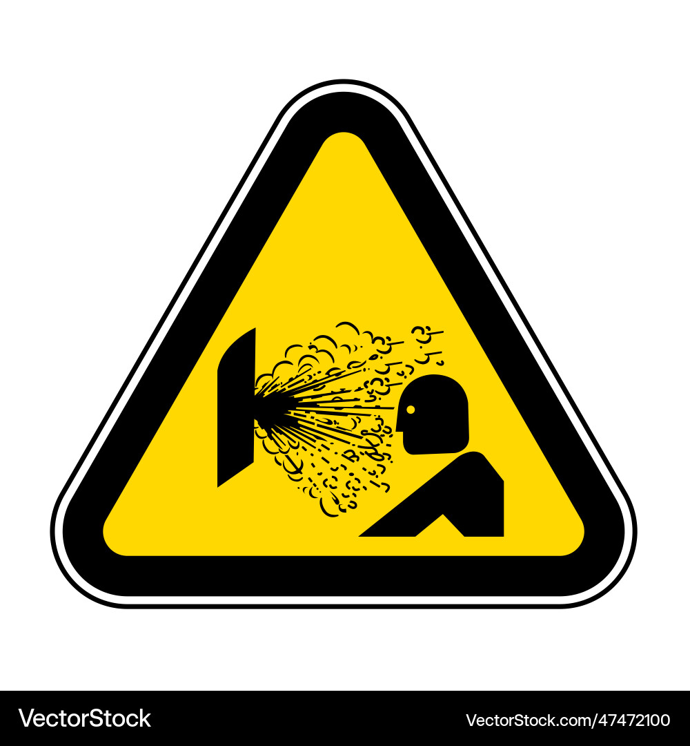Explosion release of pressure symbol sign Vector Image