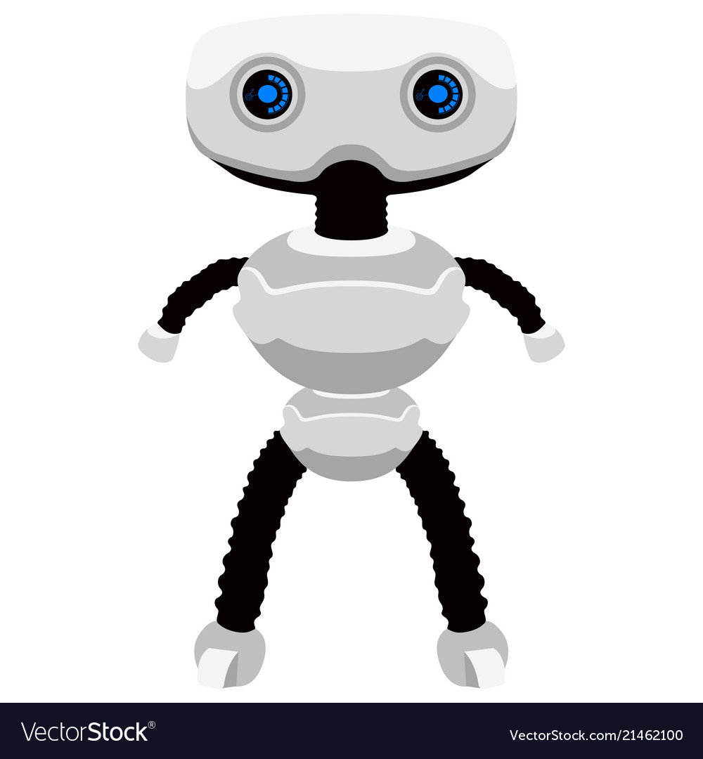 Isolated cute android icon Royalty Free Vector Image