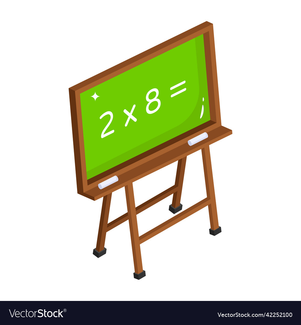 Math lecture Royalty Free Vector Image - VectorStock
