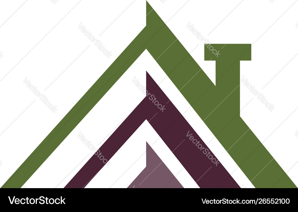 Real estate home property design template Vector Image