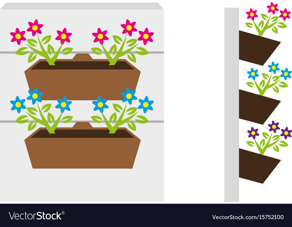 Verticalgarden Royalty Free Vector Image - VectorStock