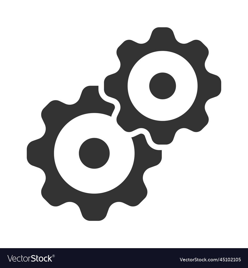 Configuration setting icon Royalty Free Vector Image