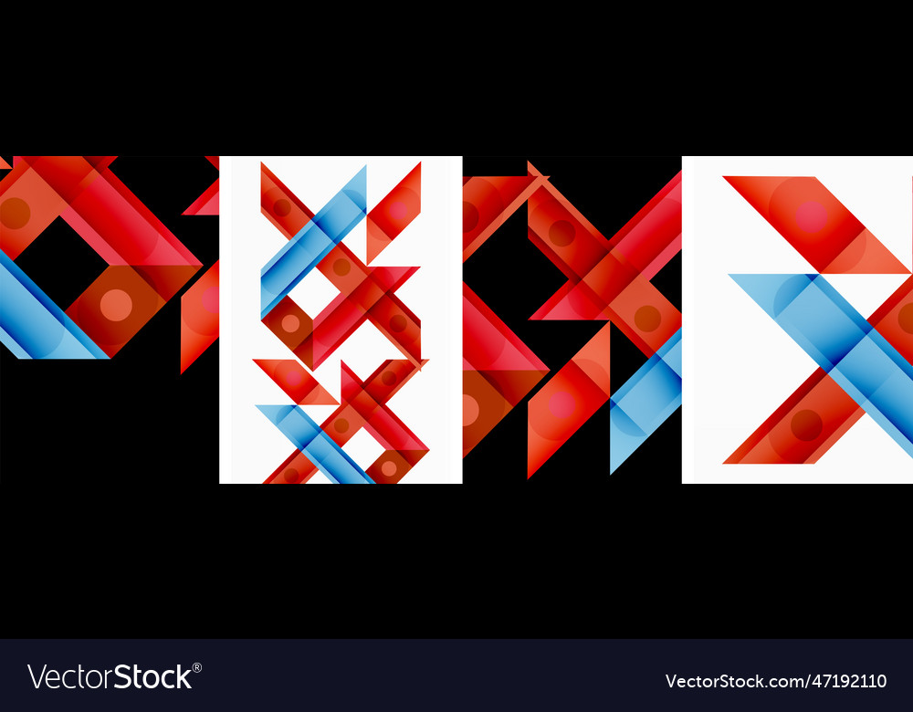 Abstract geometric Royalty Free Vector Image - VectorStock