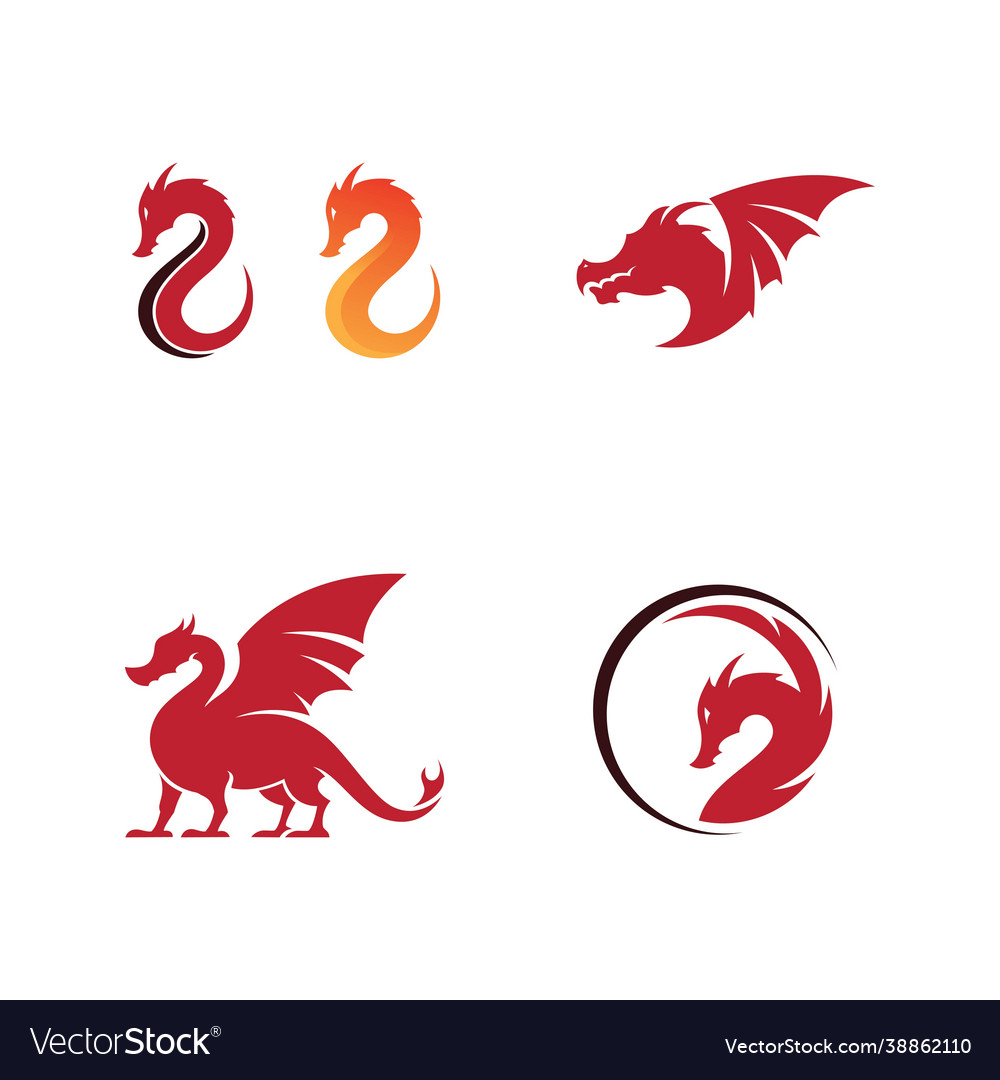 Dragon icon Royalty Free Vector Image - VectorStock