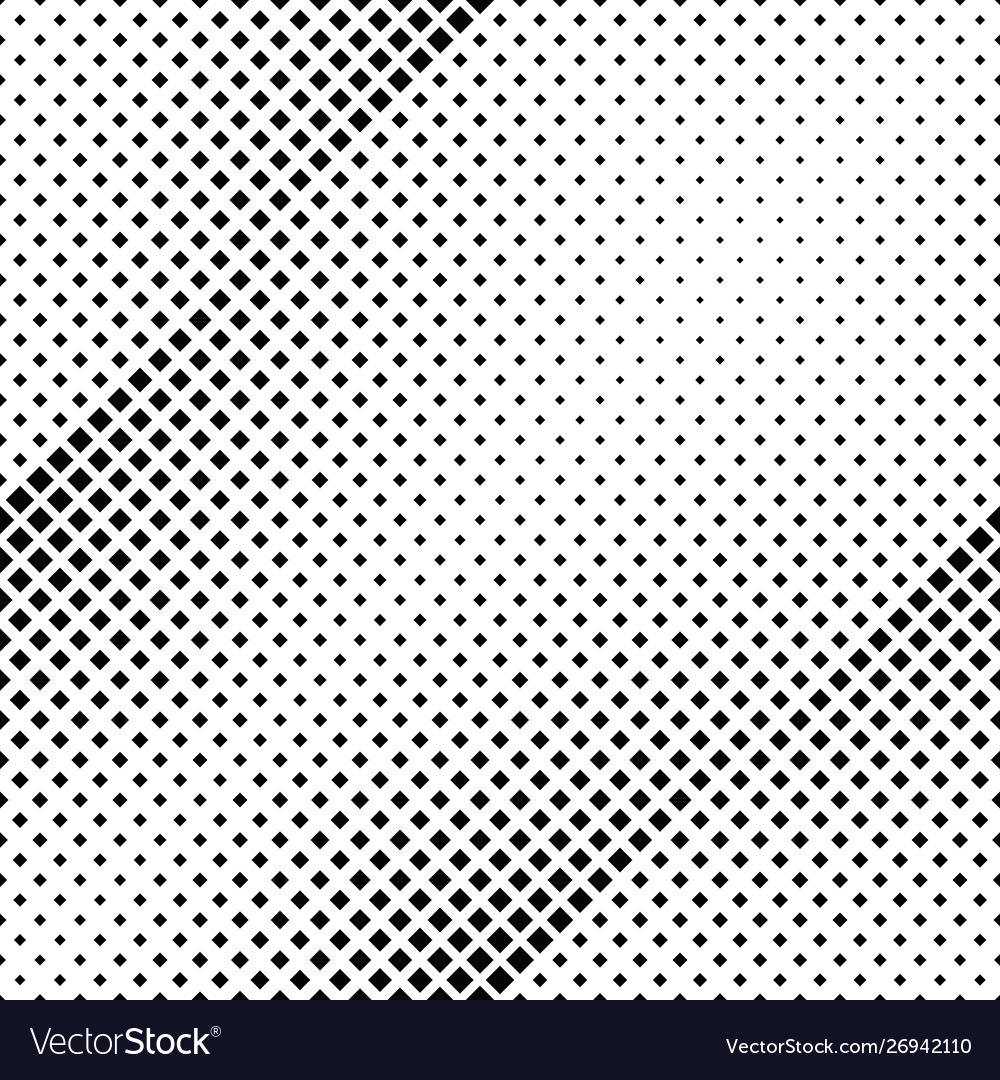 Geometrical seamless black and white square Vector Image