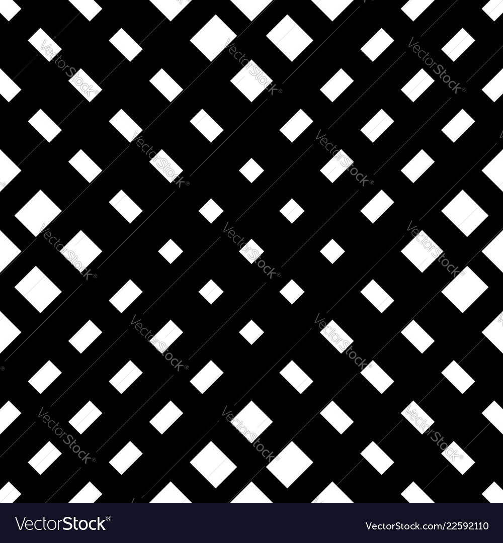 Grid Mesh Seamless Geometric Pattern Monochrome Vector Image