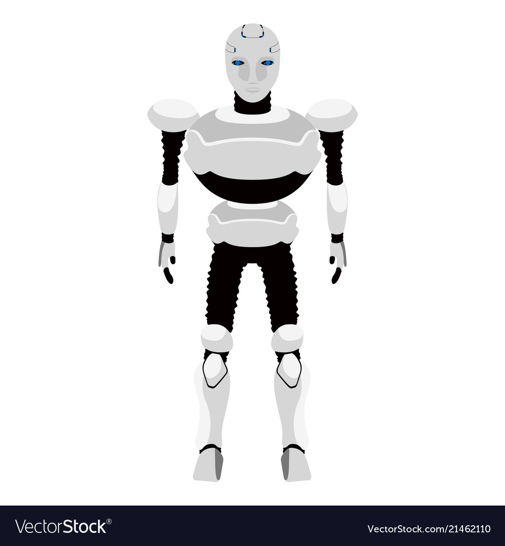 Isolated cute android icon Royalty Free Vector Image