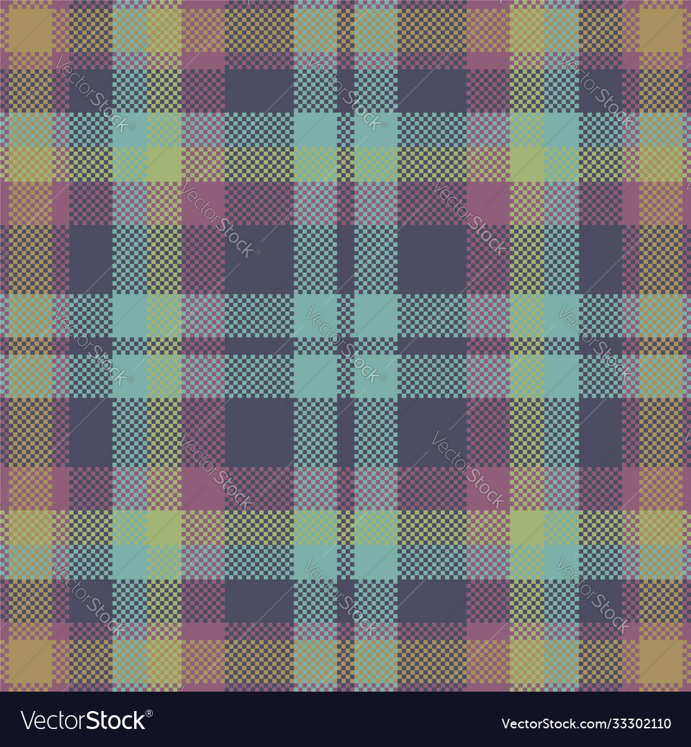 Pixel background design modern seamless pattern Vector Image