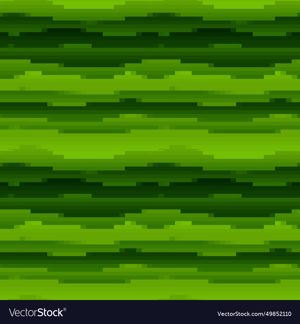 Seamless Pattern With Green Gradient Mosaic Vector Image