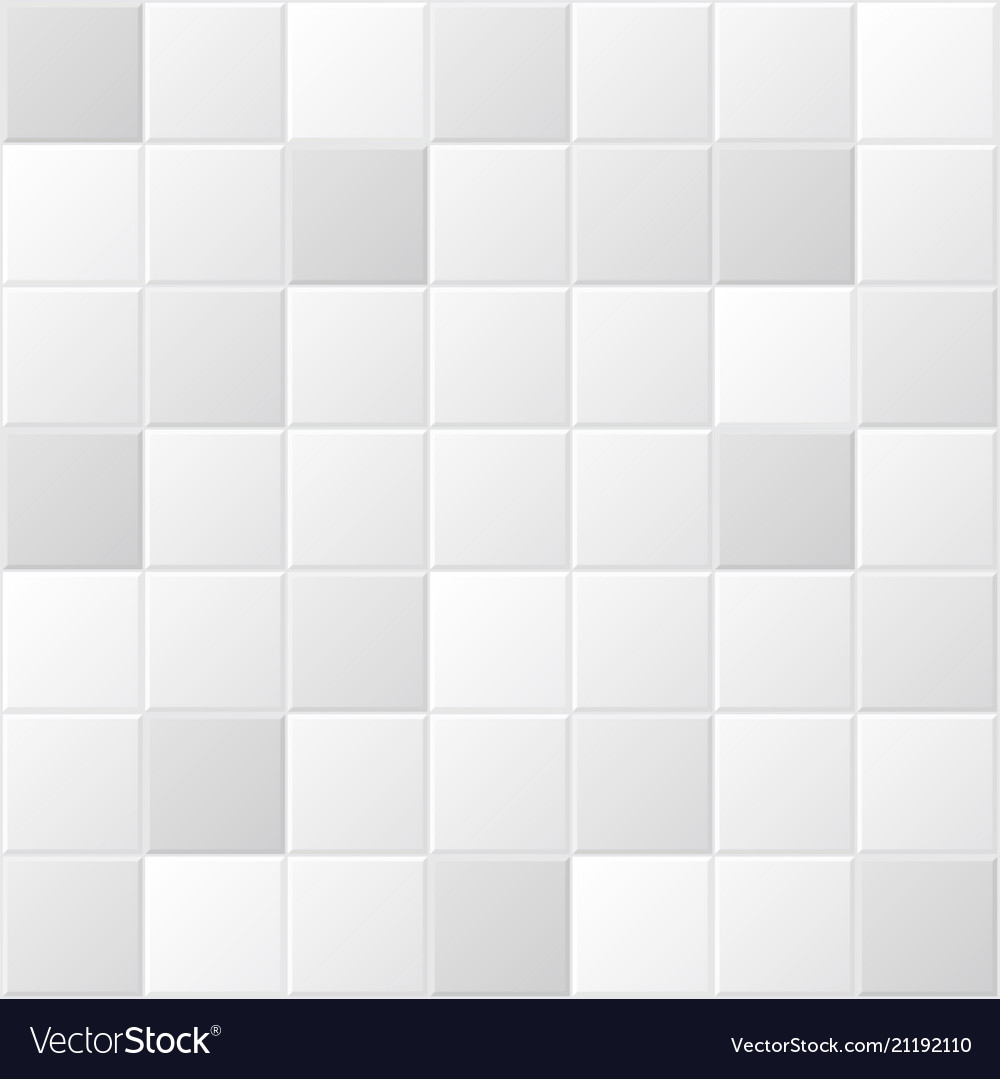 White tile background Royalty Free Vector Image