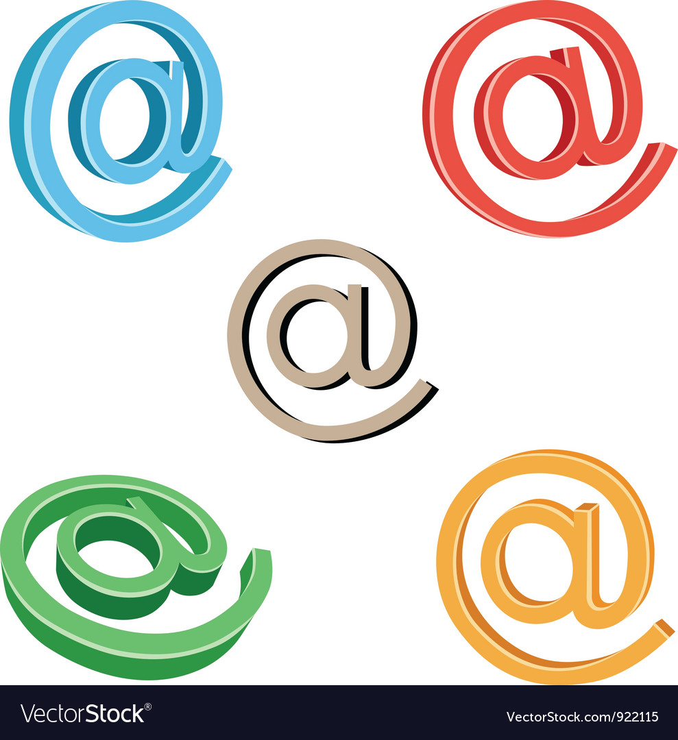Email symbol Royalty Free Vector Image - VectorStock