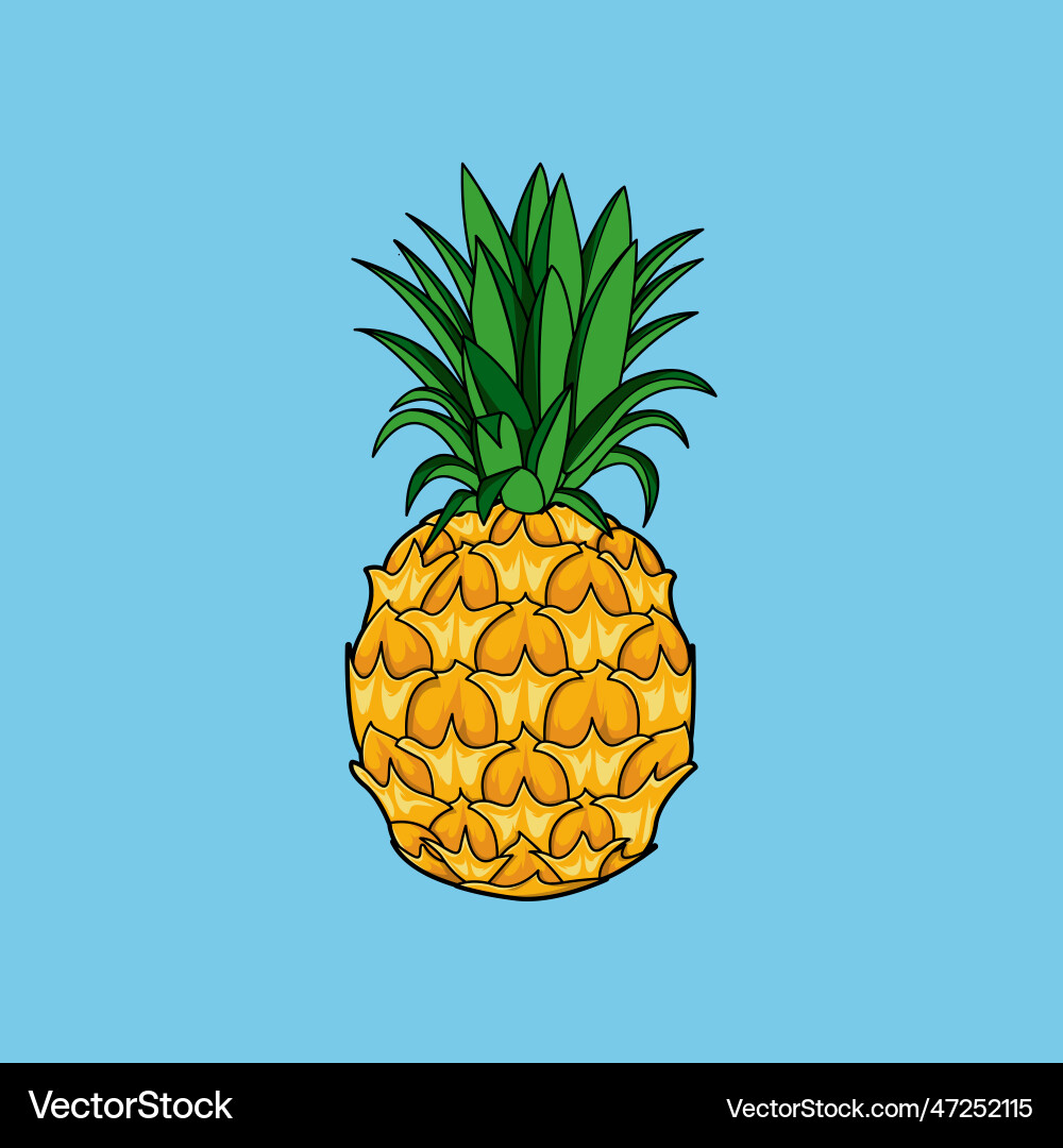 Pineapple Royalty Free Vector Image - VectorStock