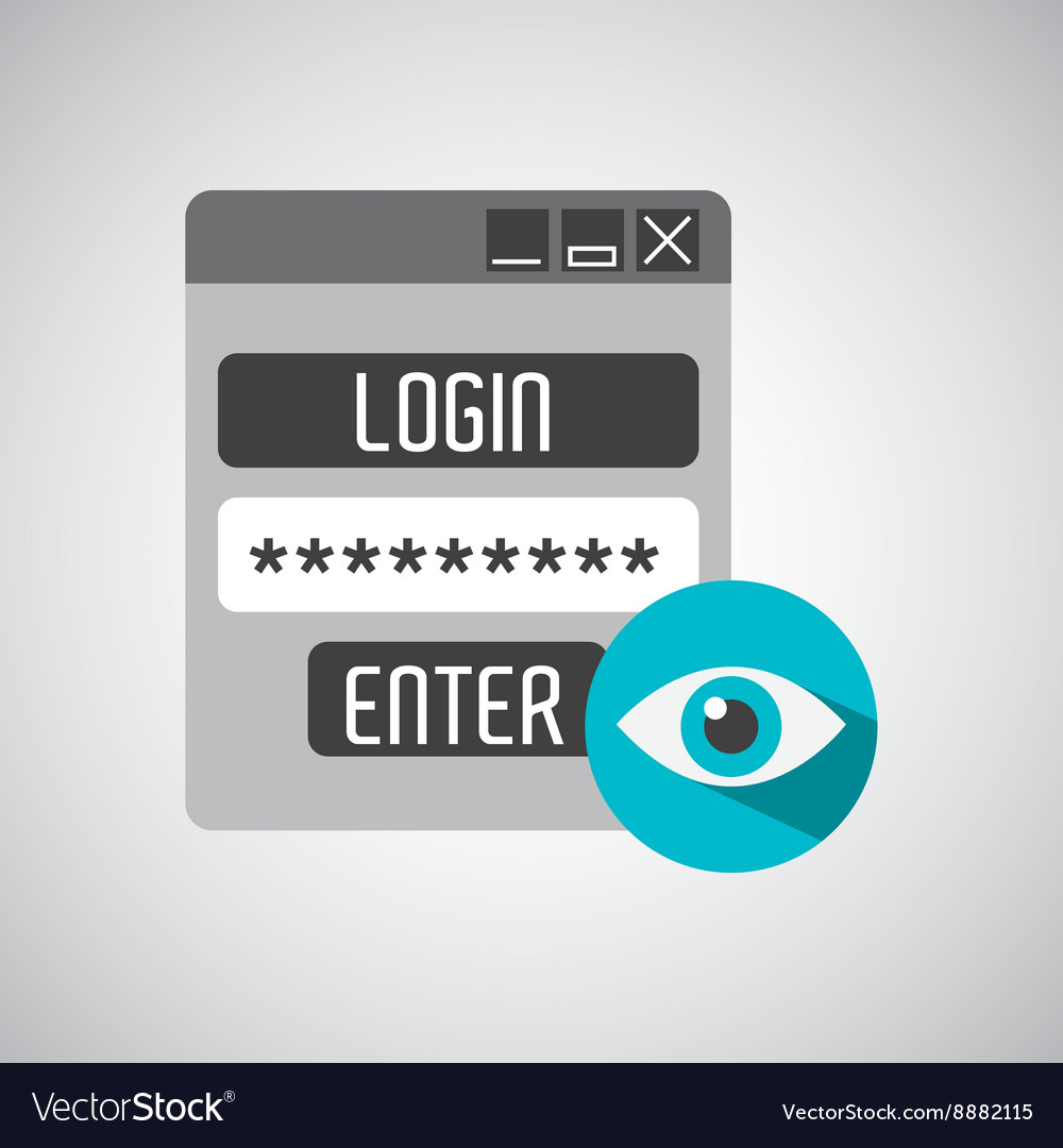 Security system design Royalty Free Vector Image