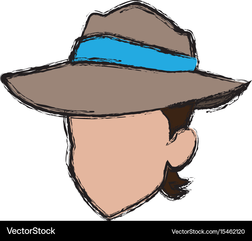 Explorer man costume party halloween Royalty Free Vector